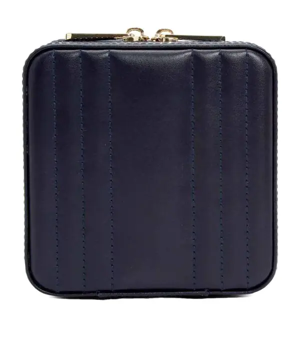 Wolf Small Leather Maria Jewellery Case