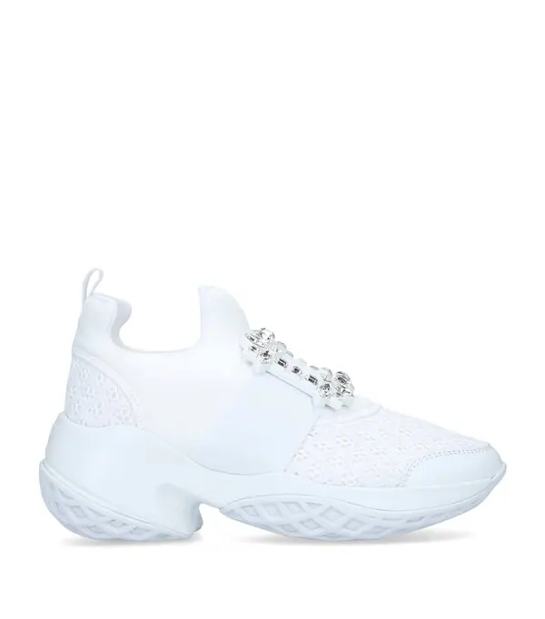 ROGER VIVIER Viv' Run Strass Buckle Sneakers