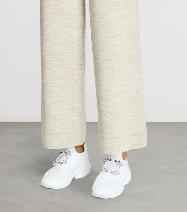 ROGER VIVIER Viv' Run Strass Buckle Sneakers