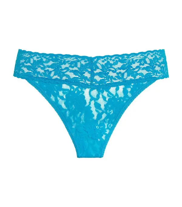 Hanky Panky Original Rise Thong - Blue