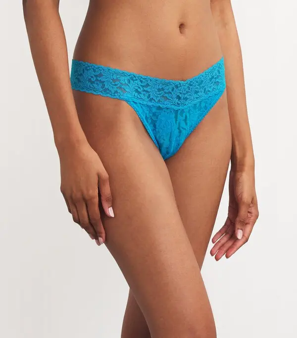Hanky Panky Original Rise Thong - Blue