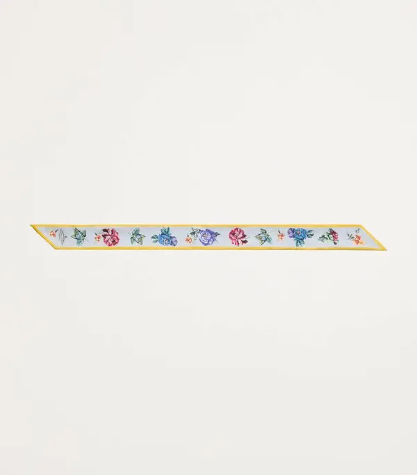 Prada Silk Twill Skinny Scarf