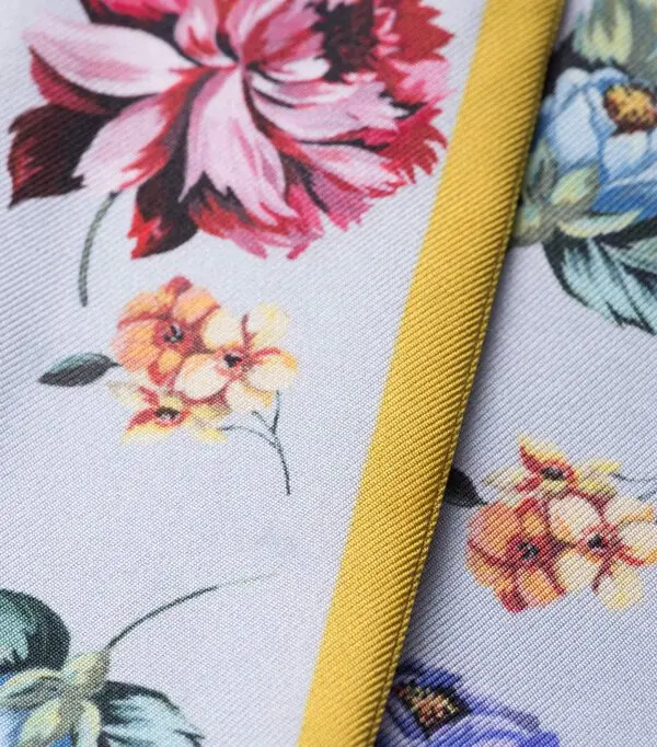 Prada Silk Twill Skinny Scarf