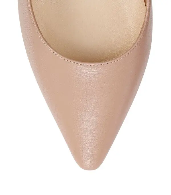 JIMMY CHOO Romy 85 Leather Pumps - Pink