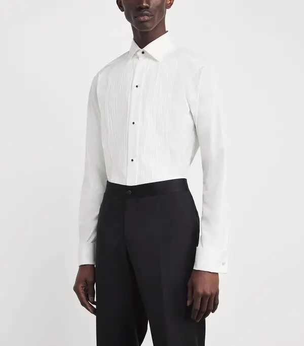 Eton Pleated Slim Fit Shirt