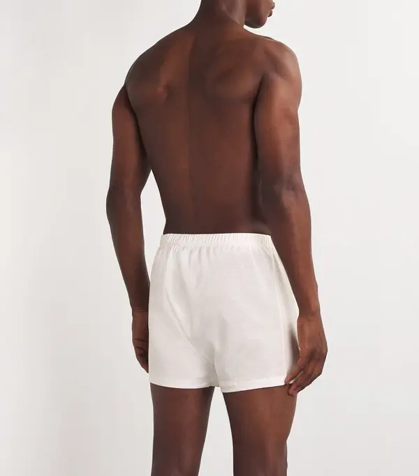 Hanro Cotton Boxer Shorts - White