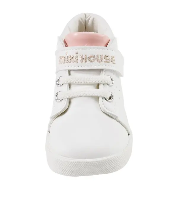 MIKI HOUSE Velcro-strap High-top Sneakers