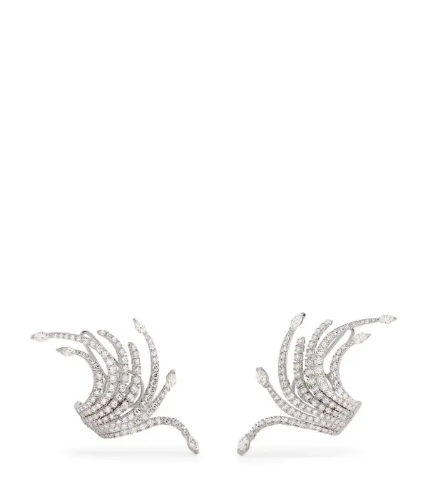 Yeprem Y-couture Clip Earrings - White
