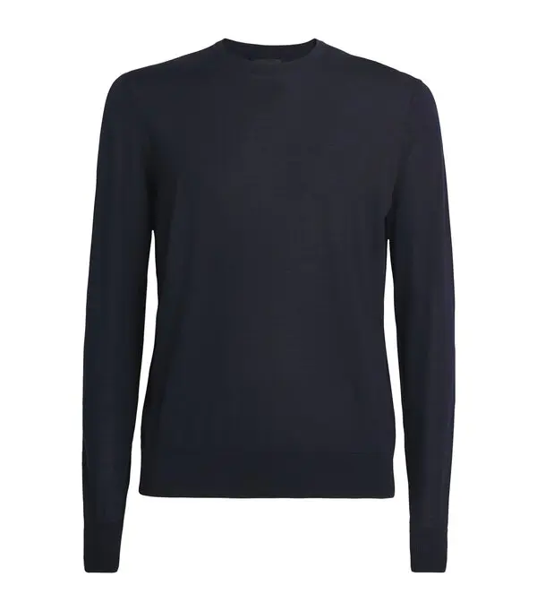 Giorgio Armani Wool Sweater - Blue