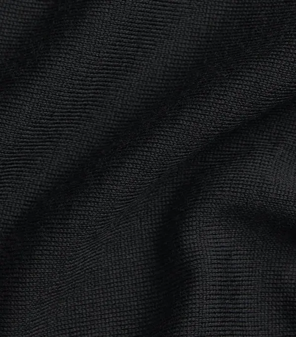 Giorgio Armani Virgin Wool Crew-neck Sweater - Black