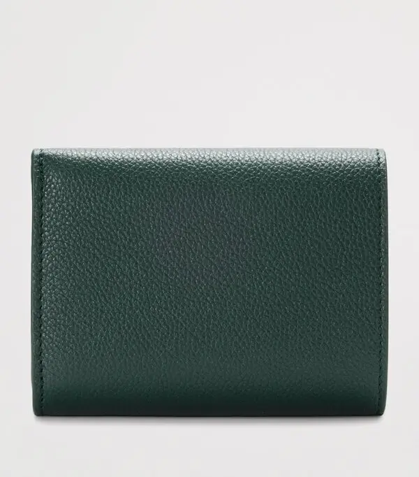 Loewe Leather Pebble Wallet - Green