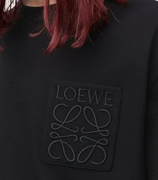 Loewe Pocket Anagram T-shirt - Black