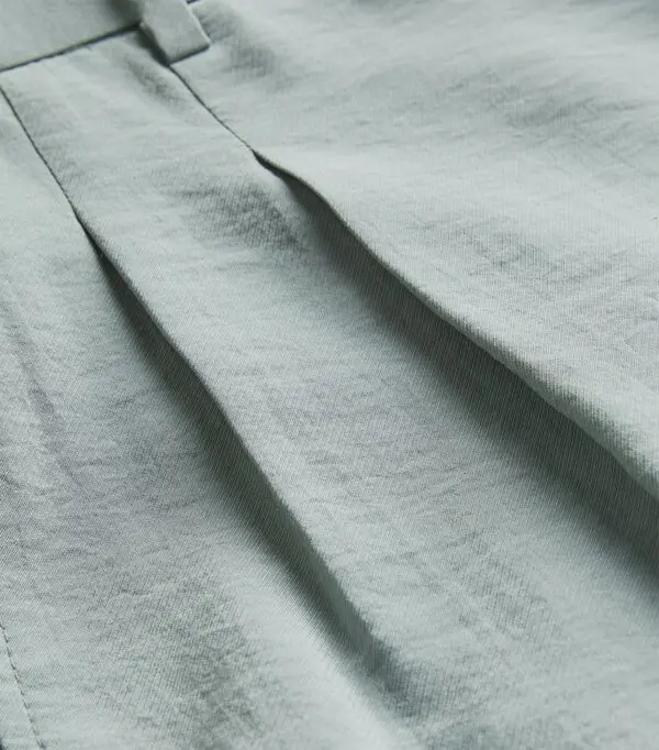 Giorgio Armani Silk-blend Tailored Trousers