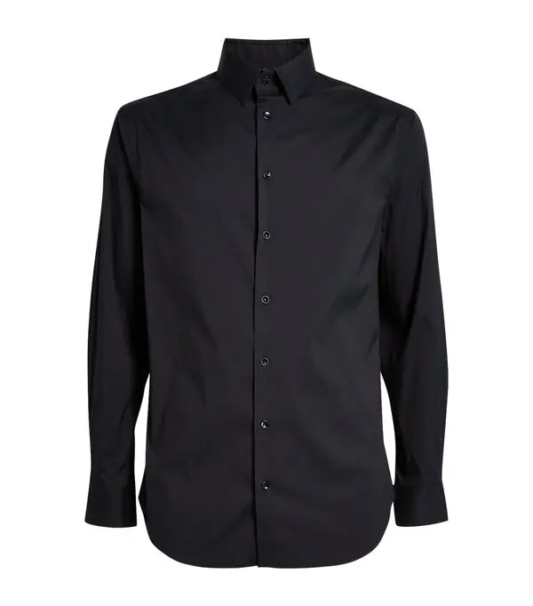 Giorgio Armani Linen Shirt - Blue