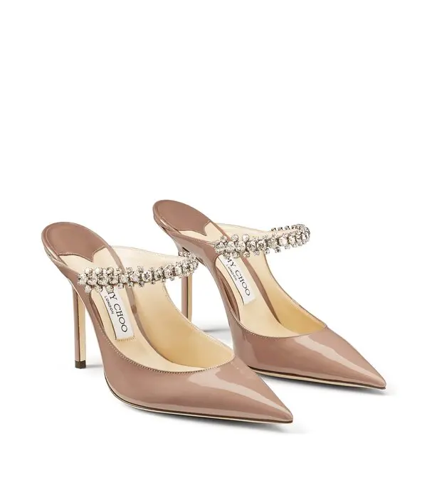 JIMMY CHOO Bing 100 Leather Mules