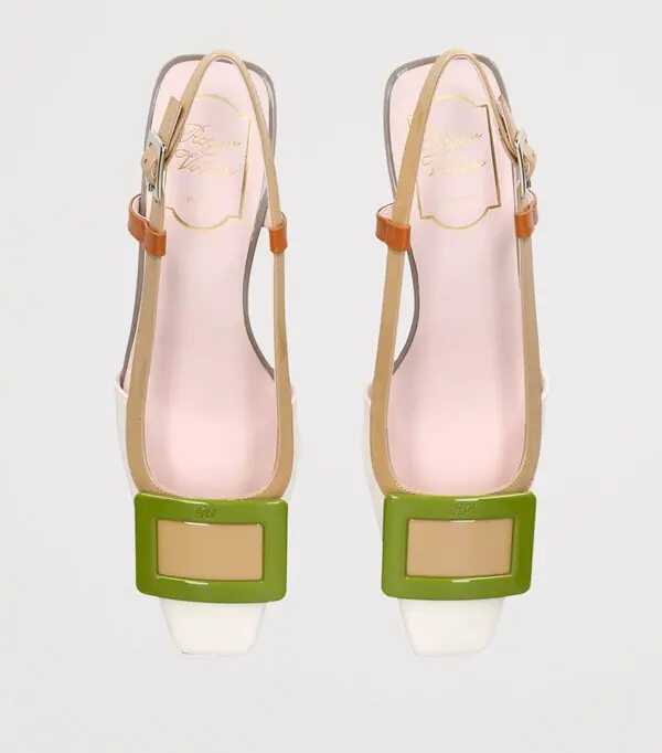 ROGER VIVIER Belle Vivier Slingback Pumps With Buckle Detail