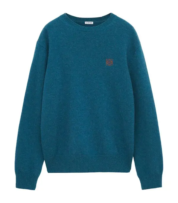 Loewe Wool Anagram Sweater - Green
