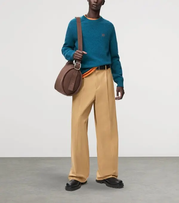 Loewe Wool Anagram Sweater - Green