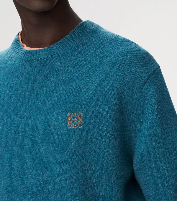Loewe Wool Anagram Sweater - Green