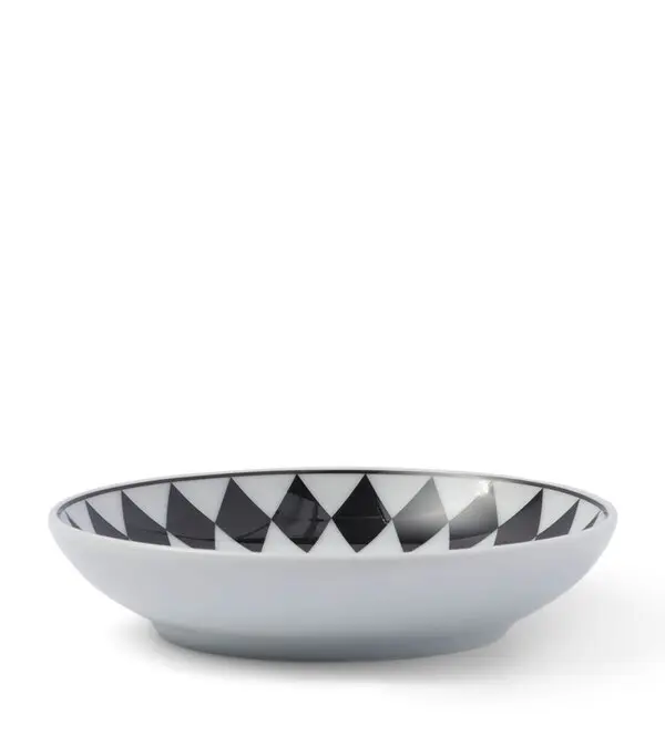 Prada Set Of 2 Porcelain Chequerboard Sauce Bowls