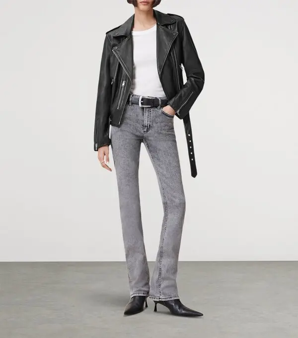 ALLSAINTS Leather Balfern Biker Jacket