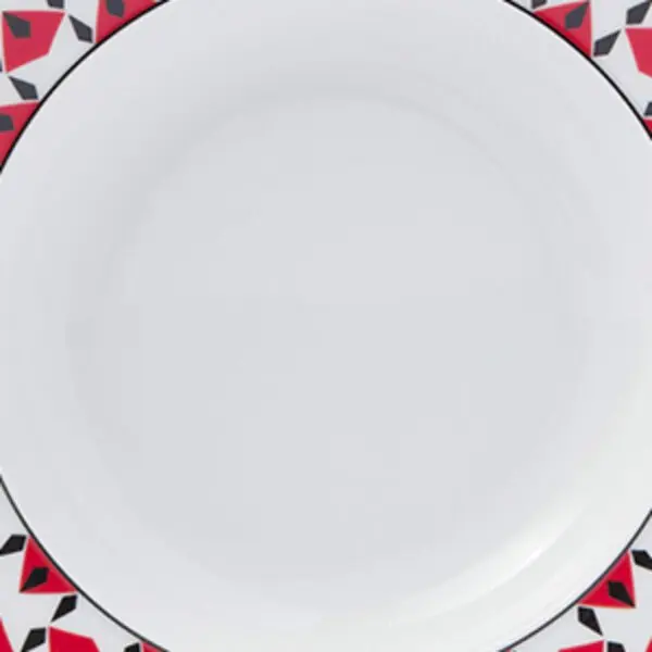 Prada Set Of 2 Porcelain Vienna Soup Plates