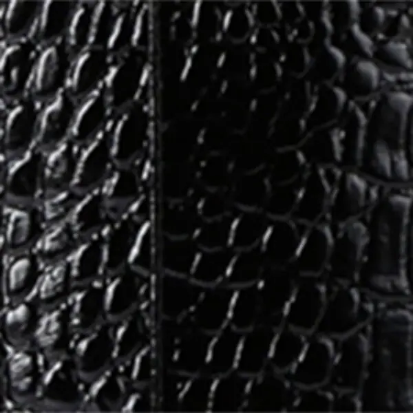 Paris Texas Croc-embossed Leather Knee-high Boots With Block Heel