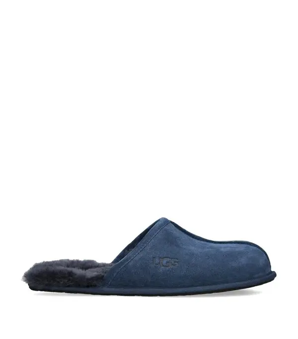 UGG Suede Scuff Slippers - Blue