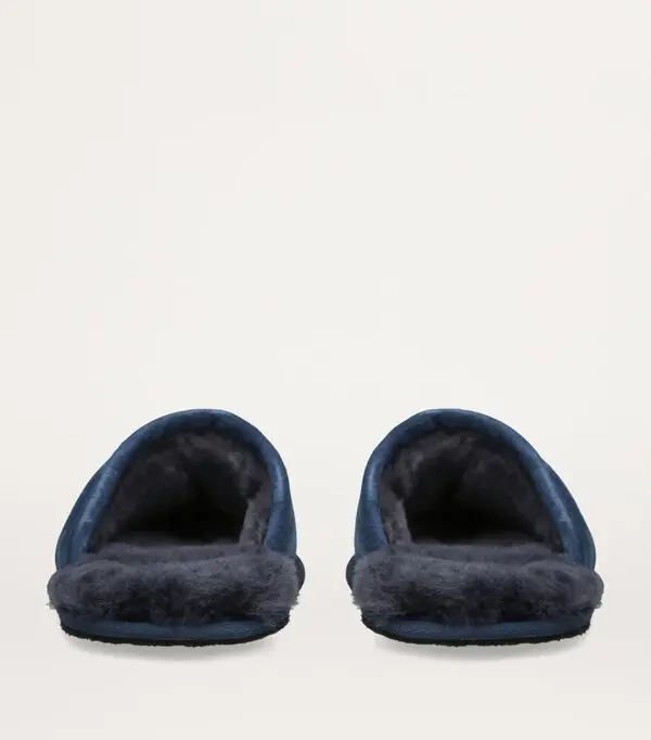 UGG Suede Scuff Slippers - Blue
