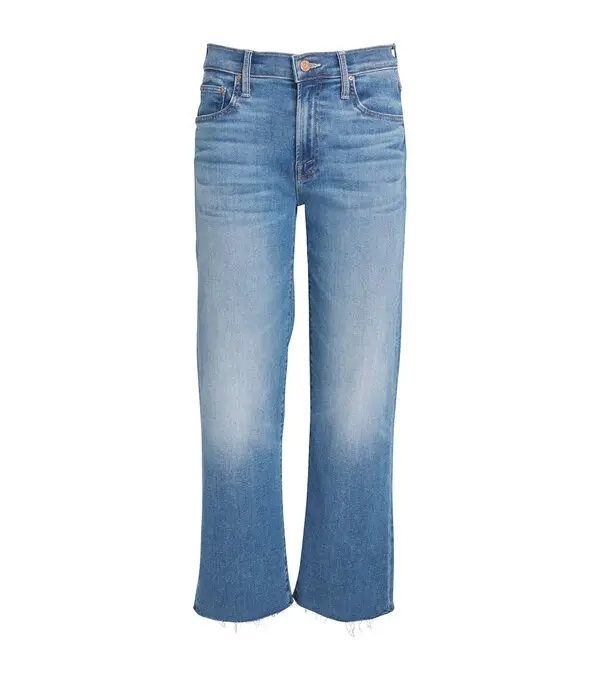 MOTHER The Mid Rise Rambler Zip Ankle Jeans