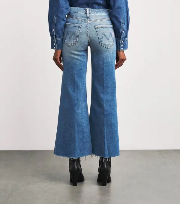 MOTHER The Roller Fray Wide-leg Jeans