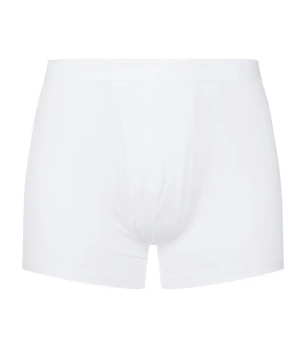 Derek Rose Alex Micro Modal Trunks - White