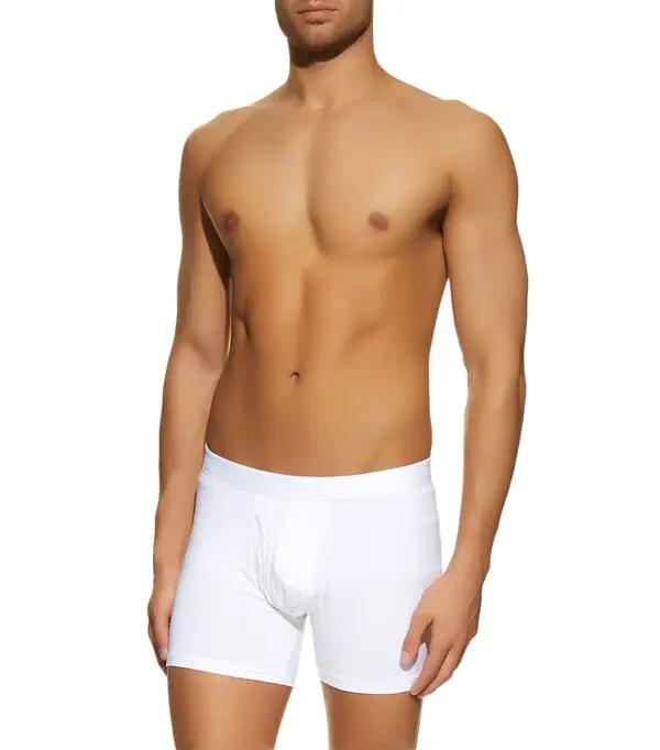 Derek Rose Alex Micro Modal Trunks - White
