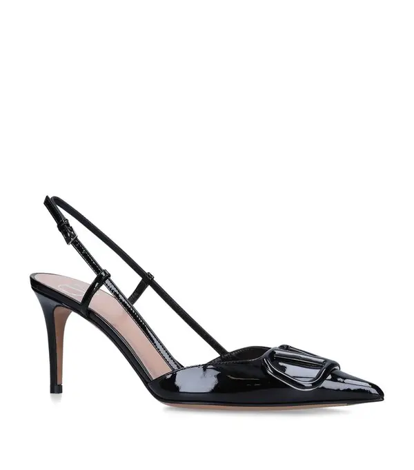 Valentino Garavani Leather Slingback Pumps