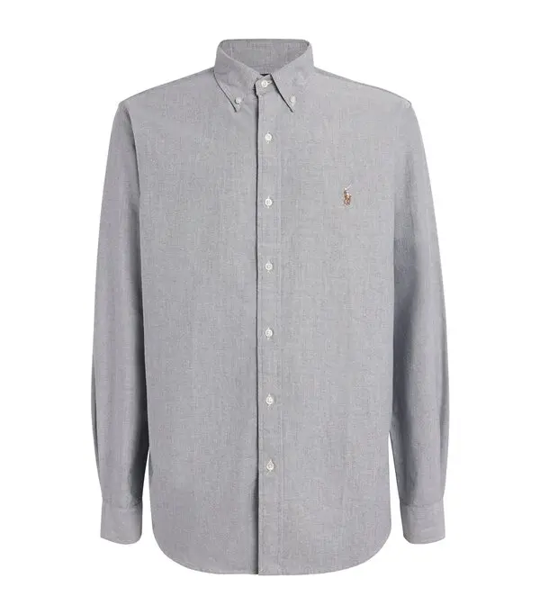 Polo Ralph Lauren Custom-fit Oxford Shirt - Grey