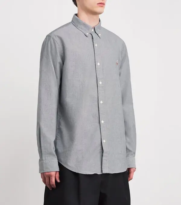 Polo Ralph Lauren Custom-fit Oxford Shirt - Grey