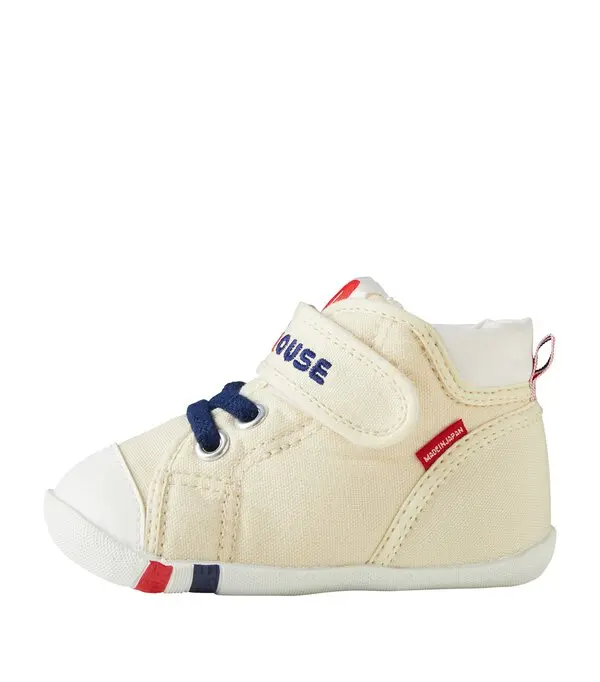 MIKI HOUSE Velcro High-top Sneakers
