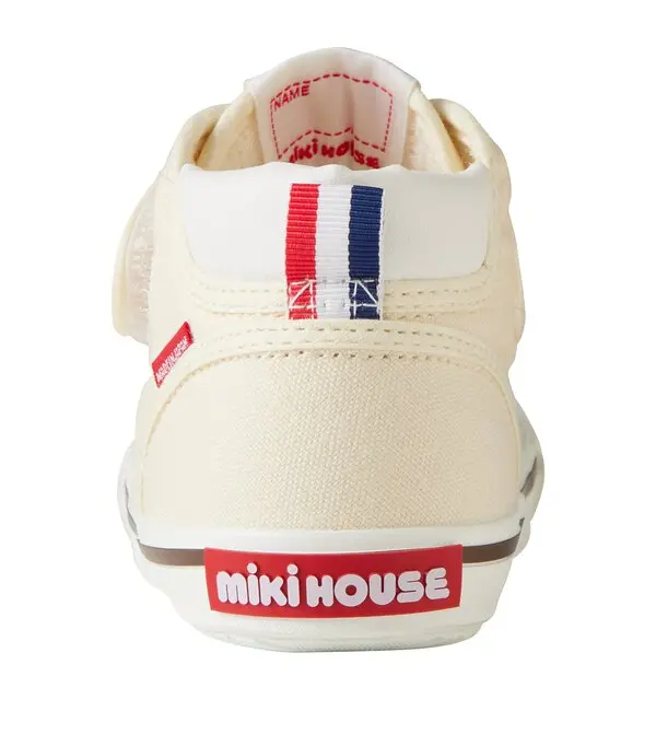 MIKI HOUSE Velcro High-top Sneakers