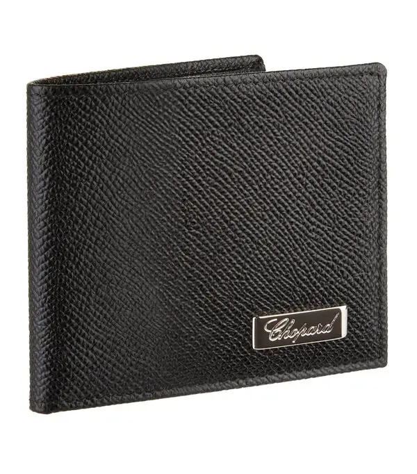 Chopard Small Leather Il Classico Bifold Wallet - Black