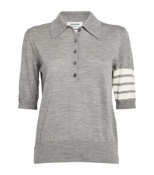 Thom Browne 4-bar Polo Shirt