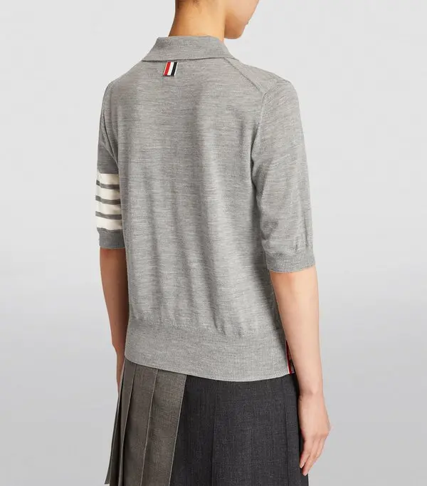 Thom Browne 4-bar Polo Shirt