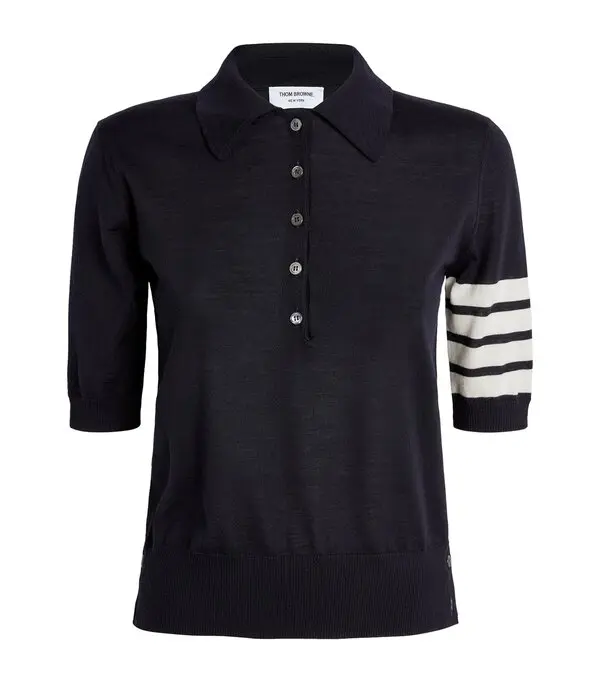 Thom Browne 4-bar Polo Shirt