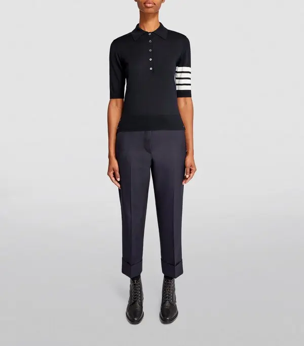Thom Browne 4-bar Polo Shirt