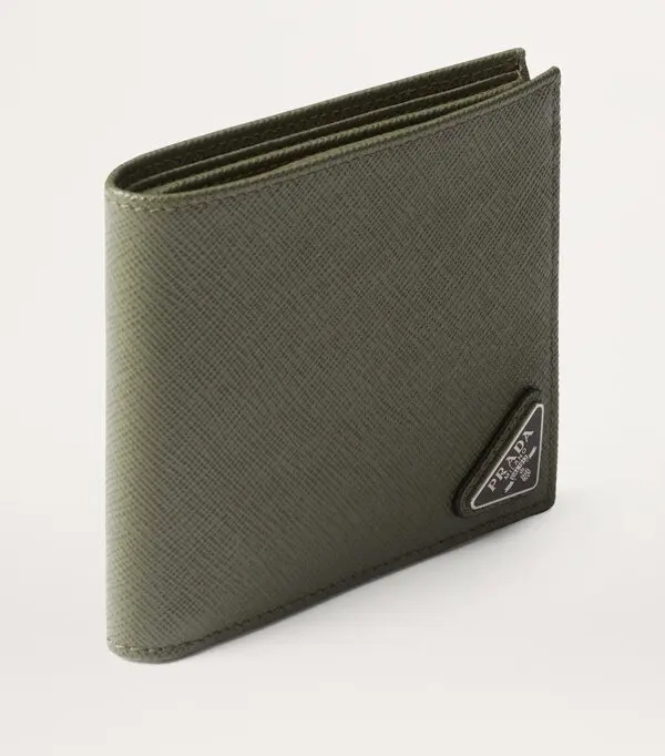 Prada Saffiano Leather Wallet - Green