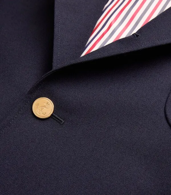 Thom Browne Wool Blazer - Navy
