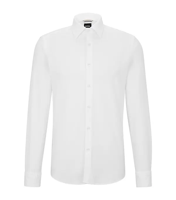 BOSS Cotton Shirt - White