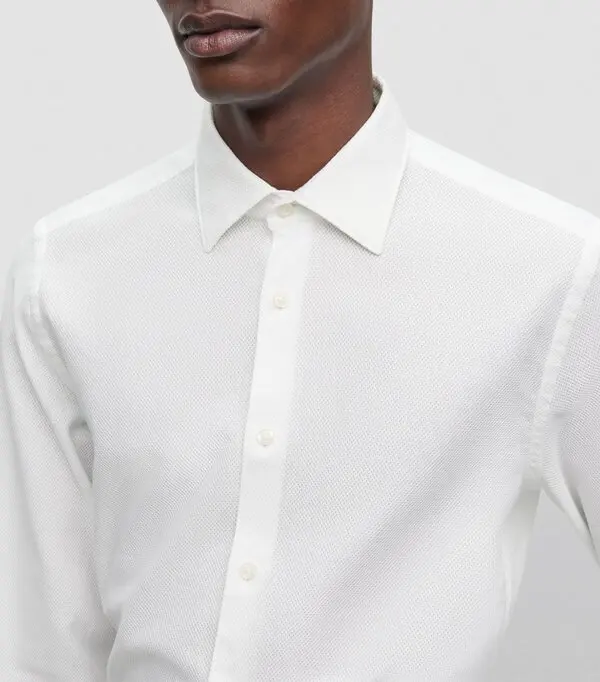 BOSS Cotton Shirt - White