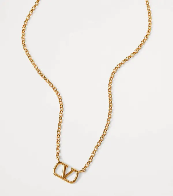 Valentino Garavani Vlogo Necklace - Gold