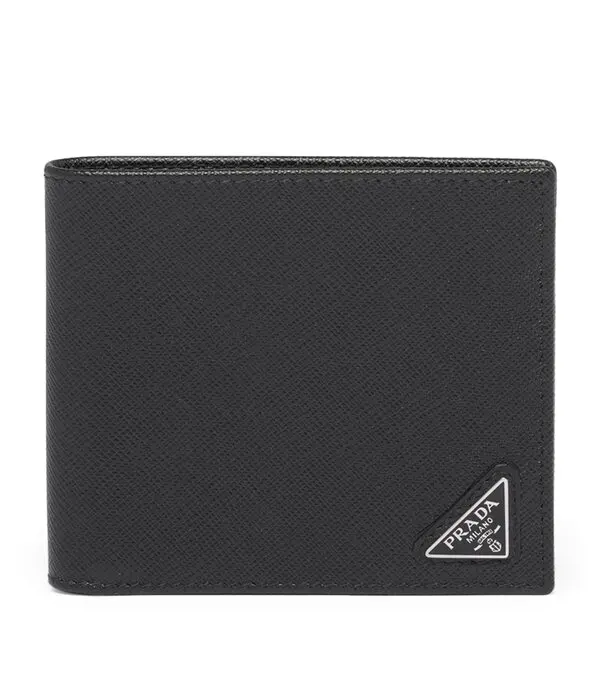 Prada Saffiano Leather Wallet - Black