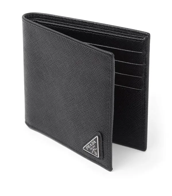 Prada Saffiano Leather Wallet - Black